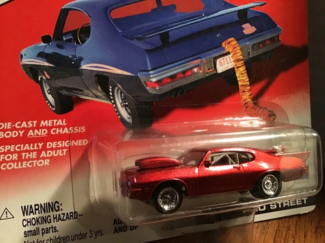 1971 PONTIAC GTO Red 71 GTO pro stock 1/64 Johnny Lightning Series 2001 ...