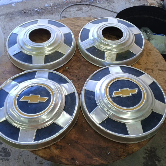 73-87 CHEVY TRUCK 3/4 ton Dog Dish 12" Hubcaps C20 16" 16.5" Chevrolet ...