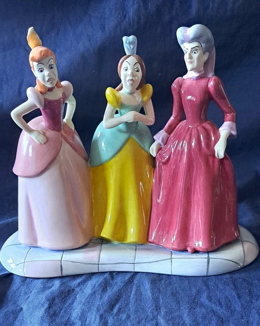 ROYAL DOULTON DISNEY Showcase Collection Cinderella Terrible Trio Ltd Edition £78.72 - PicClick UK