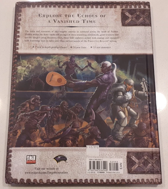 LOST EMPIRES OF Faerun Forgotten Realms 3E Dungeons & Dragons D&D ...