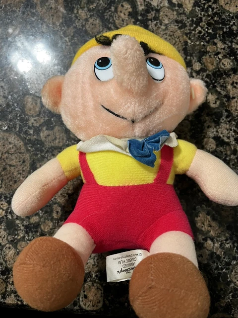 VINTAGE PINOCCHIO WALT Disney Animated Classic Film Plush 6" Stuffed ...