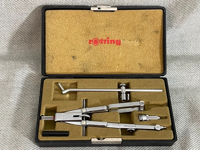 VINTAGE ROTRING BOW Compass 531 In Original Box - Stunning Example £49. ...