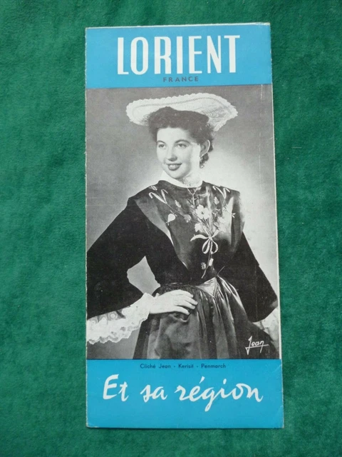 OLD PAPER/COLLECTION - old leaflet Lorient and its region and the sea ...