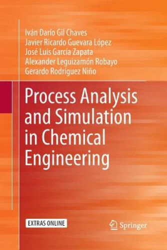 PROCESS ANALYSIS AND Simulation in Chemical Engineering $160.00 ...
