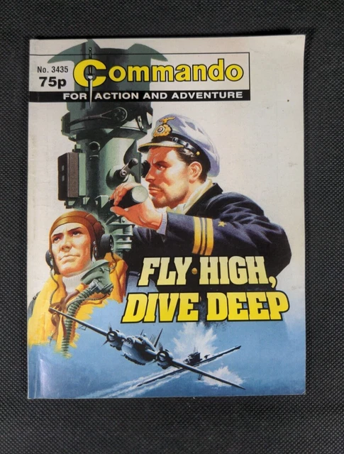 COMMANDO COMIC ISSUE Number 3435 Fly High, Dive Deep £4.45 - PicClick UK