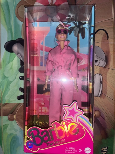 BARBIE THE MOVIE Collectible Doll Margot Robbie In Pink Power Jumpsuit ...