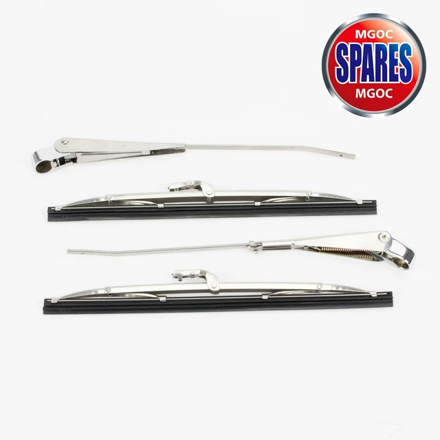 MGB GT STAINLESS Steel Wiper Blades & Arms 1969+ - F278K EUR 44,93 ...