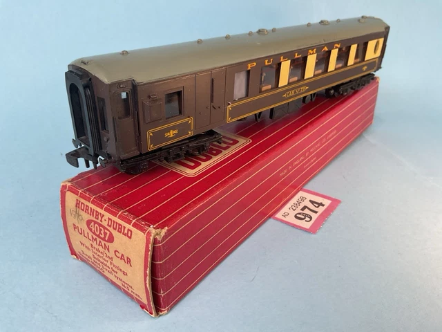 HORNBY DUBLO 4037 Pullman Car Br/2nd, Class, Car No 79, 2/3 Rail, EC ...