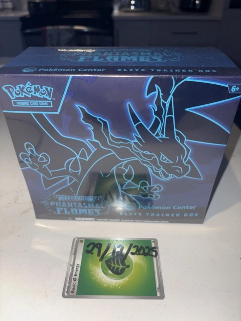 POKEMON PHANTASMAL FLAMES Pokemon Center Elite Trainer Box (PKC ETB ...