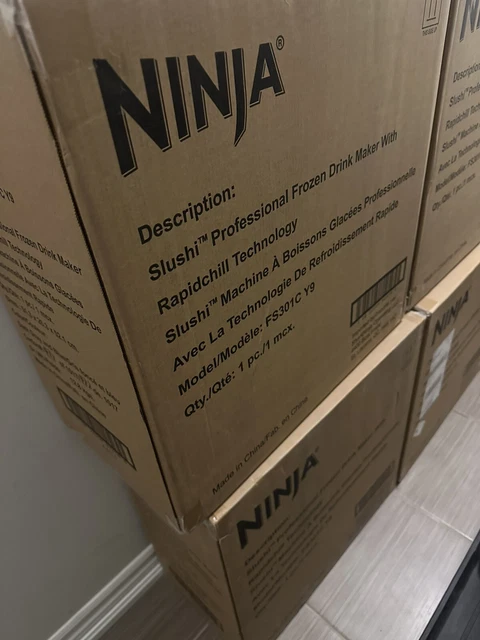 NINJA SLUSHI PROFESSIONAL Frozen Drink Maker - FS301C Brand New sealed ...