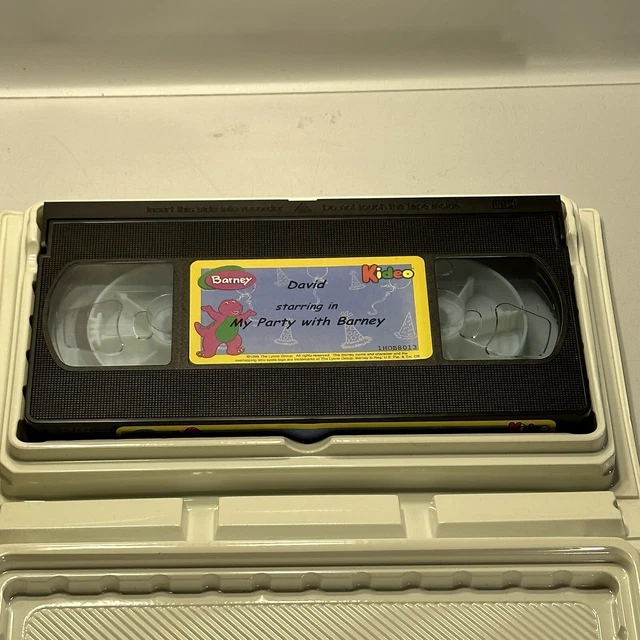 MY PARTY WITH Barney Alex VHS Kideo Clamshell Christmas Wish £28.79 ...