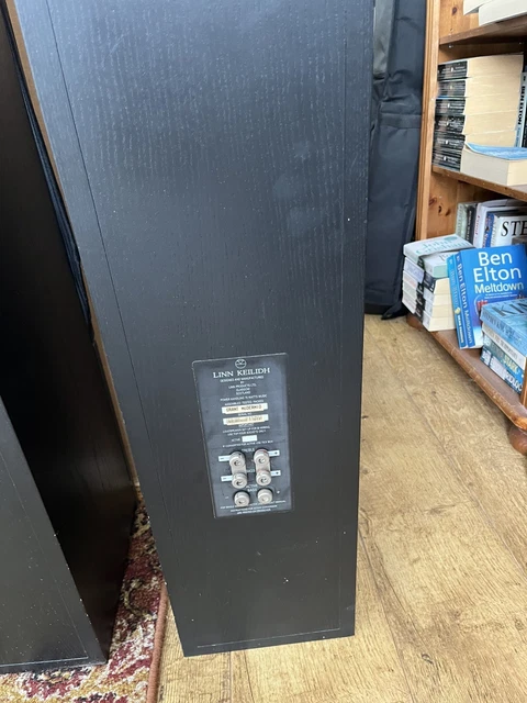 LINN KEILIDH SPEAKERS with boxes - 1 cone dome has a split so parts or ...