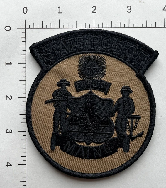 ME MAINE STATE Police Highway Patrol Trooper Tactical Response Team ...