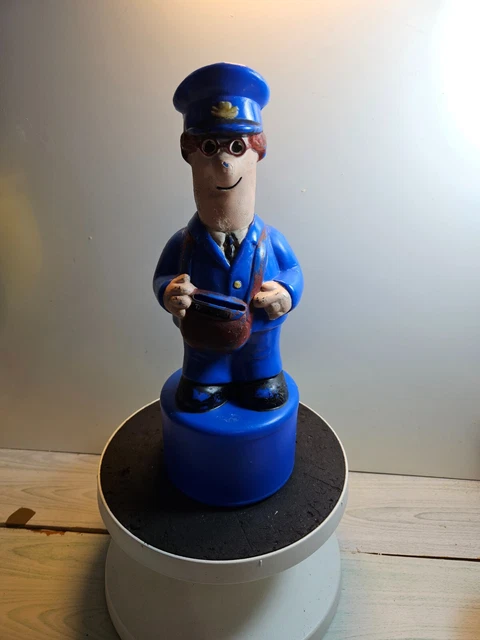 ULTRA RARE VINTAGE Postman Pat Donation Collection Box NSPCC money bank ...