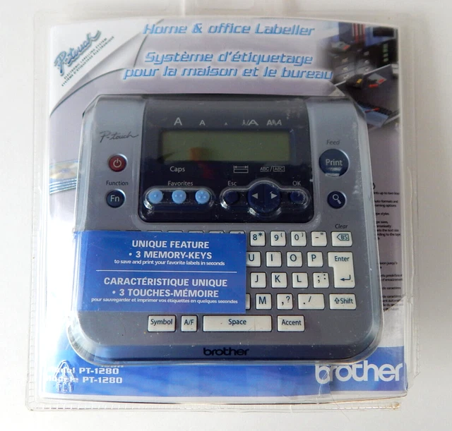 BROTHER PT-1280 P-TOUCH Electronic Labeling System - New Damaged ...