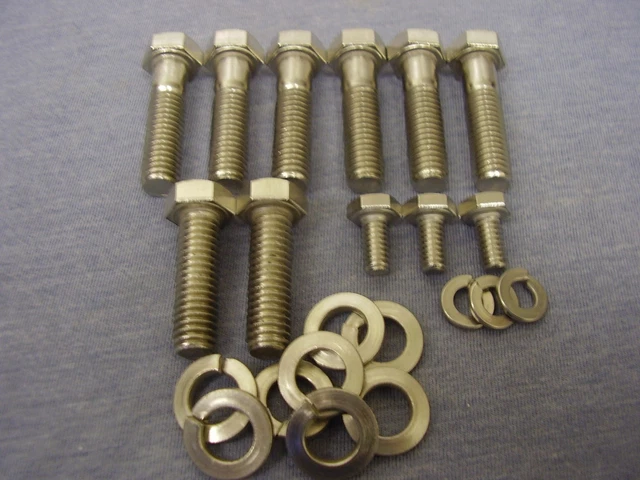 FORD KENT CROSSFLOW STAINLESS STEEL Bellhousing/Starter Motor Bolts ...