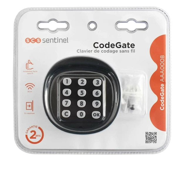 SCS SENTINEL AAA0008 - Clavier Code Portail Digicode sans fil Codegate *NEUF* EUR 37,99 ...