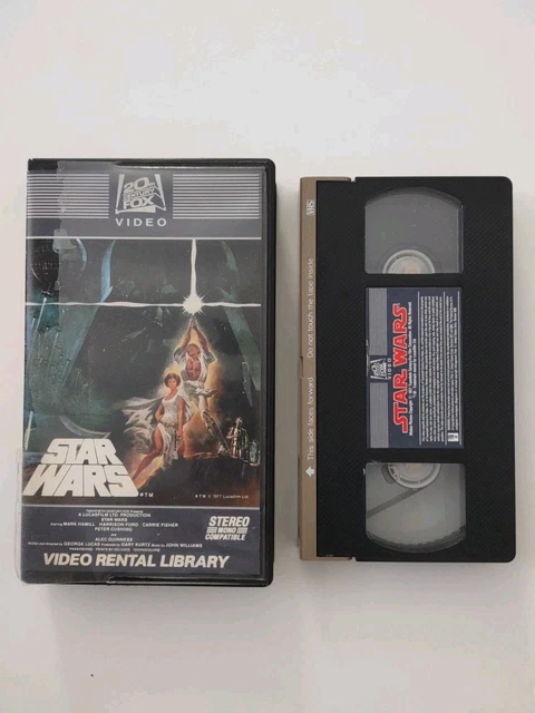RARE STAR WARS Video Rental Library VHS Untested As Is £7.74 - PicClick UK