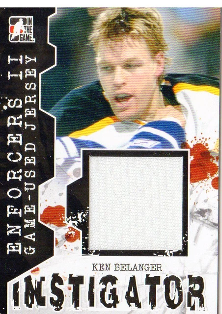 2013-14 MAILLOTS ITG Enforcers Instigator #IM01 Ken Belanger /150* EUR ...