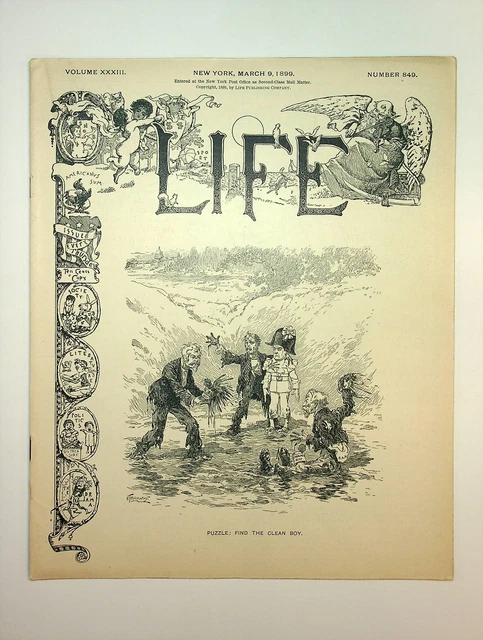 LIFE MAGAZINE MAR 9 1899 VG £50.66 - PicClick UK