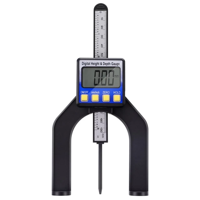 DIGITAL HEIGHT GAUGE Depth Measuring Instrument Woodworking Tool £16.19 ...