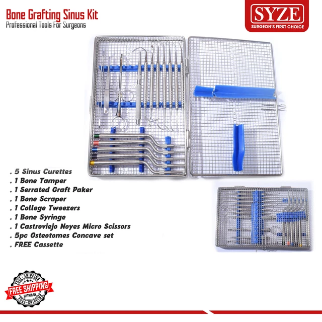 DENTAL BONE GRAFTING Sinus Lift Implantology Kit For Bone-Graft ...