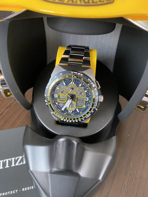 CITIZEN PROMASTER SKYHAWK Blue Angels Limited Edition JY8128-56L Watch ...