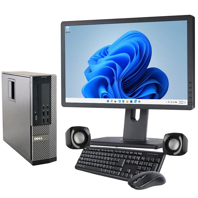 WINDOWS 11 COMPUTER Set Core i3 DELL HP Desktop 16GB RAM 500GB HDD 22 ...