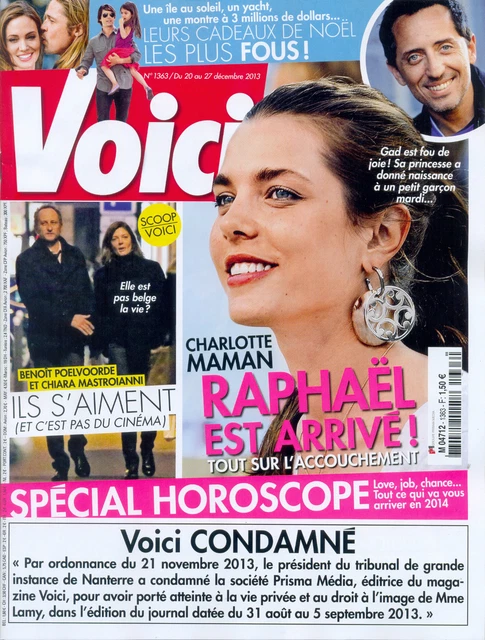 VOICI CHARLOTTE CASIRAGHI_KATE Barry Birkin_Chiara Mastroianni_James ...