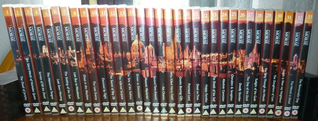 DVD INSPECTOR MORSE (13 Disc Collection) JOHN THAW £13.15 - PicClick UK