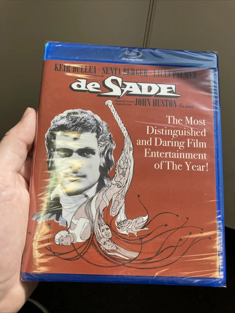 DE SADE (U.S. Release Blu-ray, 1969) NEW KEIR DULLEA / JOHN HUSTON KINO ...