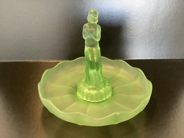 Walther And Sohne Uranium Naked Lady Frog Vase And Bowl £65 00 Picclick Uk