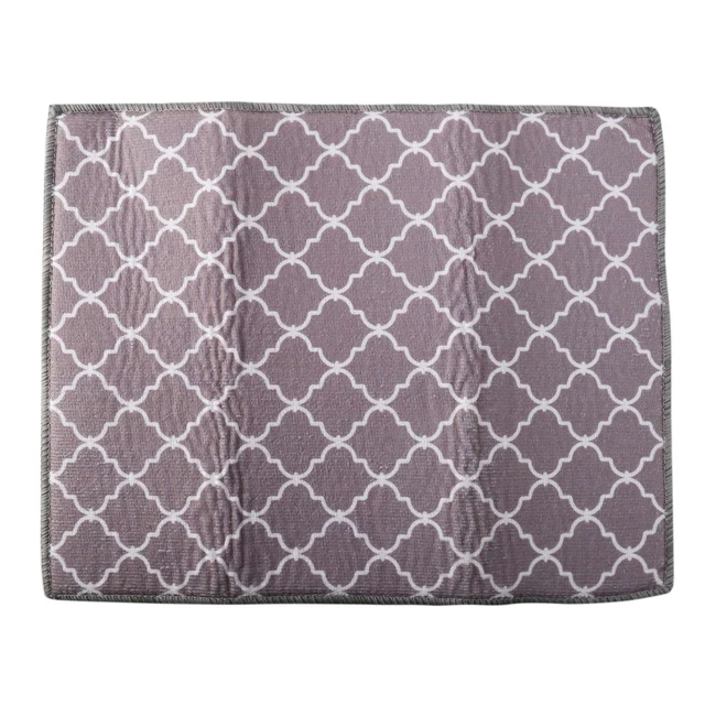 KITCHEN COUNTERTOP SUCTION Mat Tableware Cup Bowl Dish Pad Dry Matter ...