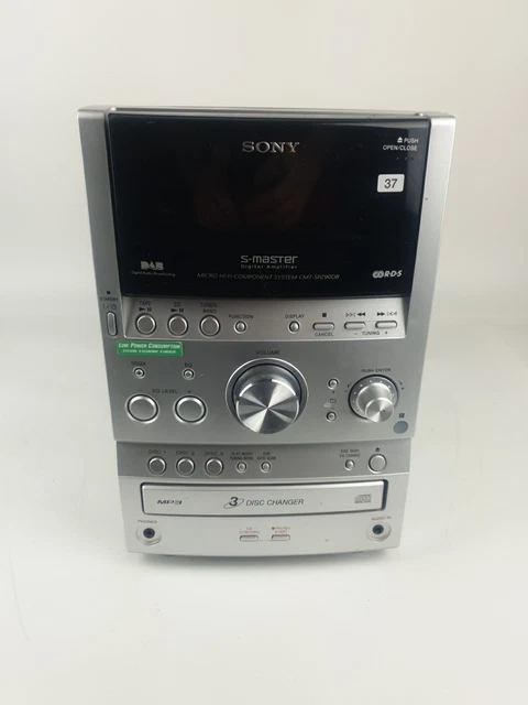 SONY MICRO HI-FI System CMT-SPZ90DB 3-Disc Changer £21.51 - PicClick UK