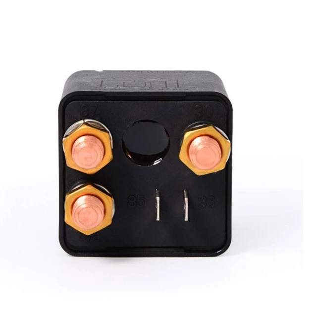 12V 200A CONVERSION Relay 5 Pin High Terminal Car Starter Wirer For Car ...