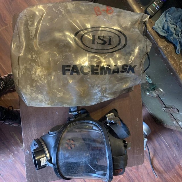 ISI VISORGUARD ARAP / Escape Respirator Full-Face Mask W Bag. Free ...
