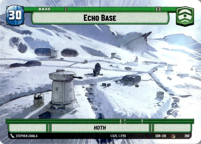 ECHO BASE HOTH Hyperspace 2024 Star Wars Unlimited I9 #290 Common EUR ...