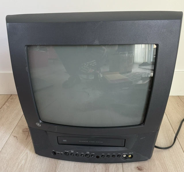 GE GENERAL ELECTRIC 13” 13TVR62 TV VCR VHS CRT Combo No WorkingNO ...