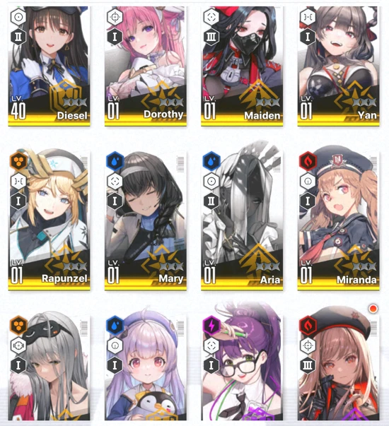 [NA] GODDESS OF VICTORY NIKKE starter 9SSR Aria+Ludmilla+Yulha+Milk ...