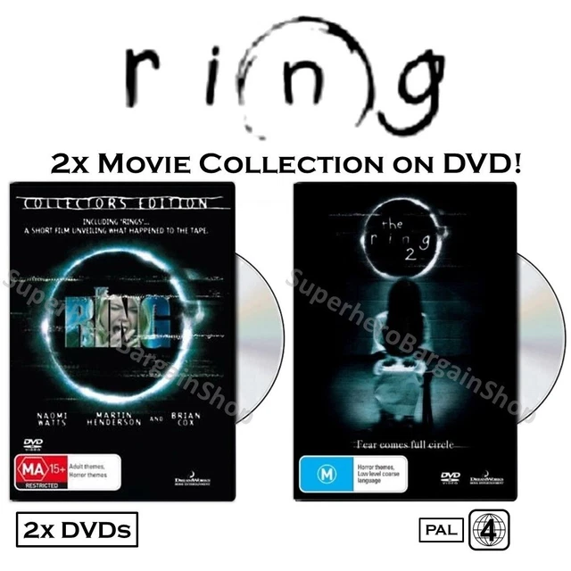 THE RING | 2-Movie Collection (DVD, 2-Disc) PAL Region 4 (Naomi Watts ...