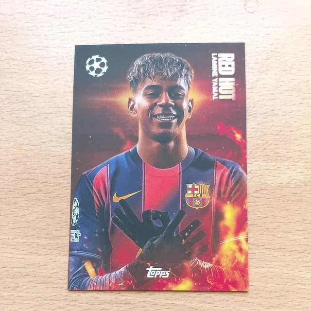 TOPPS MATCH ATTAX 2025/2026 Red Hot Lamine Yamal RH-LY Ultra Rare 1:250 ...
