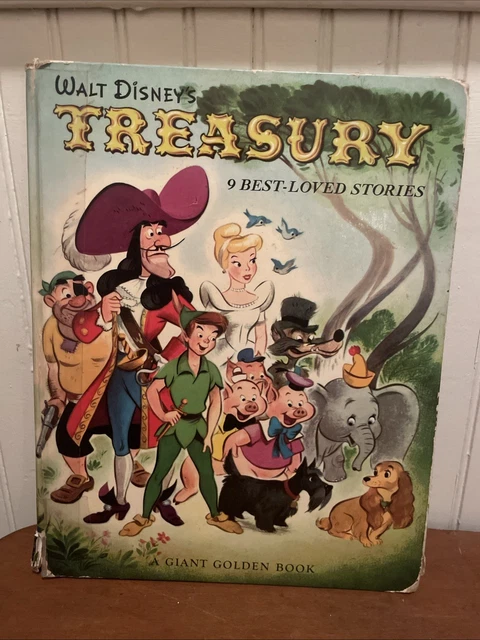 WALT DISNEY'S TREASURY : 21 Best-Loved Stories : Giant Golden : 1968 ...