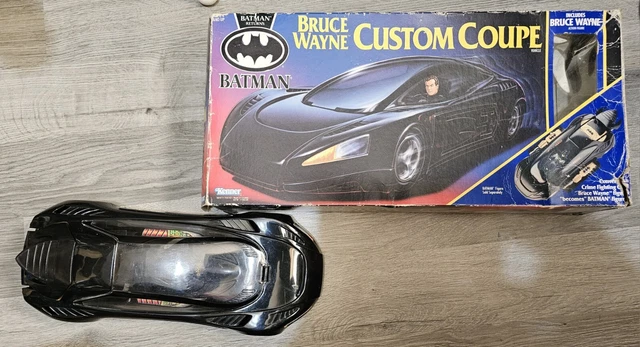 BATMAN BATMOBILE BRUCE Wayne Coupe Dc Comics 1992 Kenner with Box £45. ...