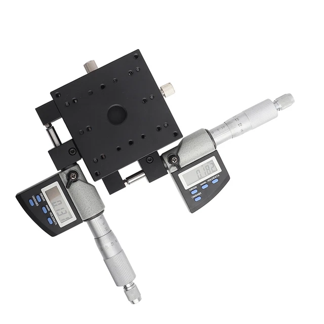 MICROMETER PLATFORM DIGITAL Displayed 8x8cm 0.002mm Linear Stage ...