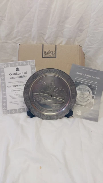 SUPERMARINE SPITFIRE PEWTER Plate . £30.00 - PicClick UK