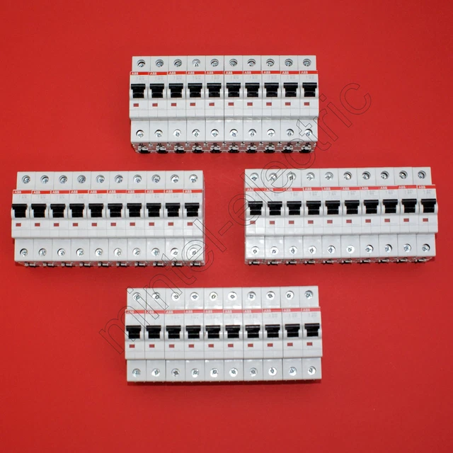 PACKS DE 10 ABB fusible automatique interrupteur LS fusible S201-B6/B10/B13/B16 EUR 49,80 ...