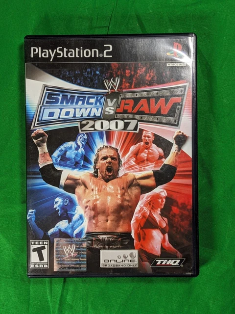 WWE SMACKDOWN VS. Raw 2007 (Sony PlayStation 2, 2006) $38.00 - PicClick CA