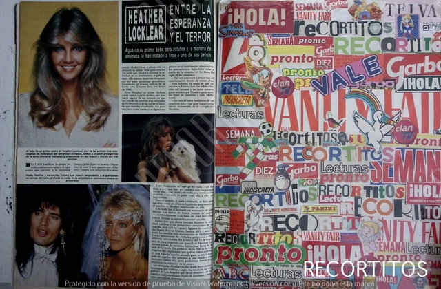 CLIPPINGS 2234 HEATHER LOCKLEAR DYNASTY THE COLBY FALCON CREST £2.54 ...