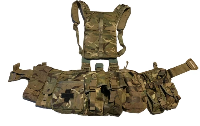 BRITISH ARMY VIRTUS Osprey MTP webbing belt kit pouches size medium £ ...