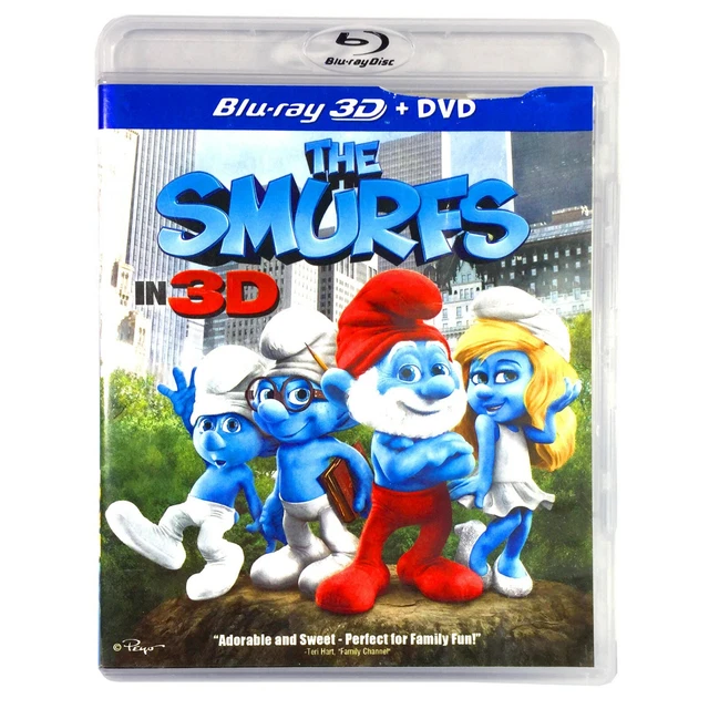 THE SMURFS (3D & 2D Blu-ray Disc, 2011, Widescreen, *Missing DVD) Like New ! £7.54 - PicClick UK